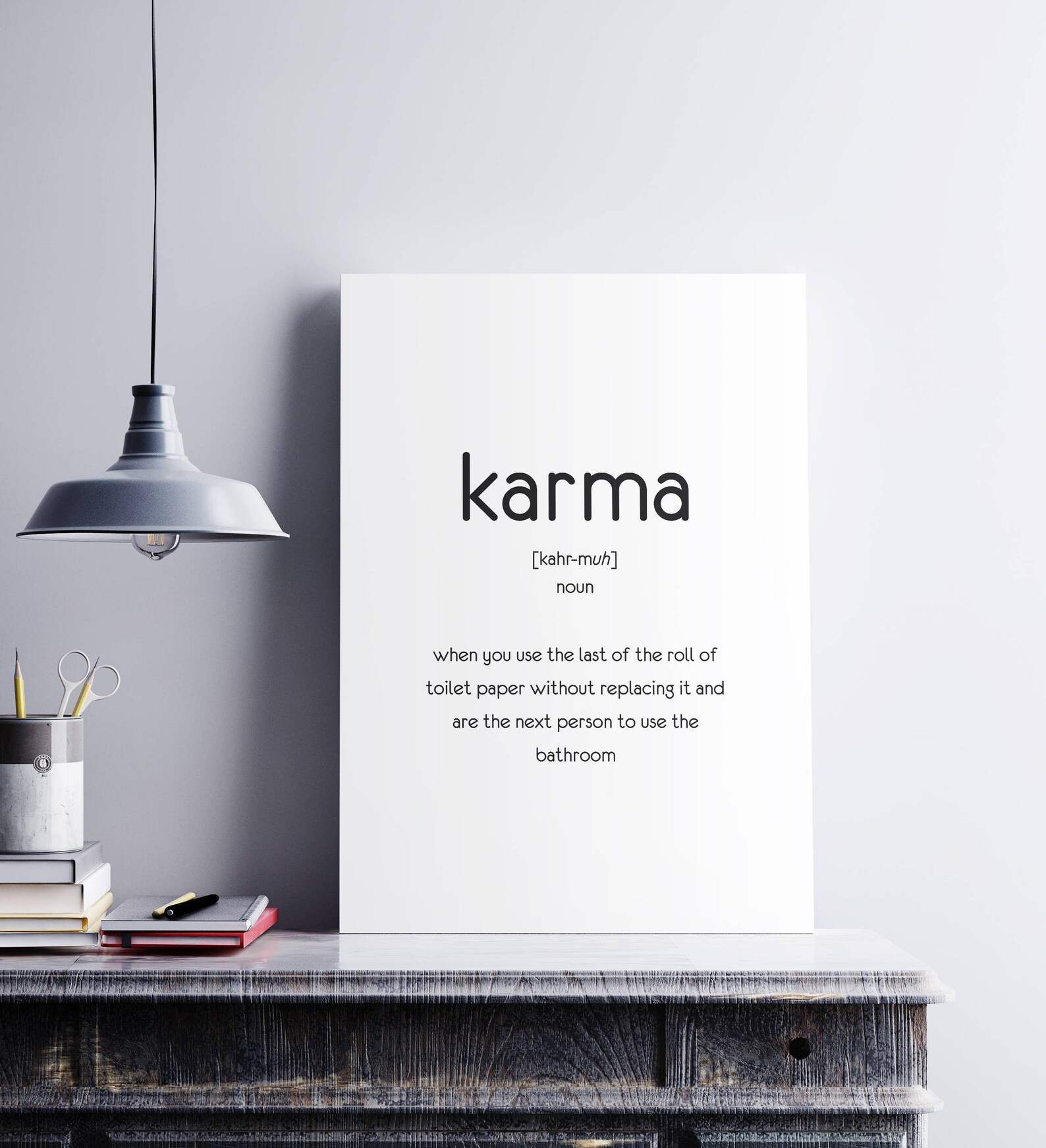 Sale Karma Print Definition Print Karma Printable Karma | Etsy
