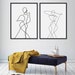 Abstract Woman Line Art, Female Figure Sketch, Girl One Line Drawing ...