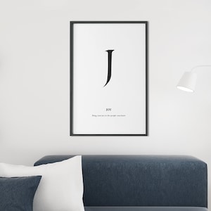 Minimalist Black White Letter Quotes Typography Posters Prints Nordic ...