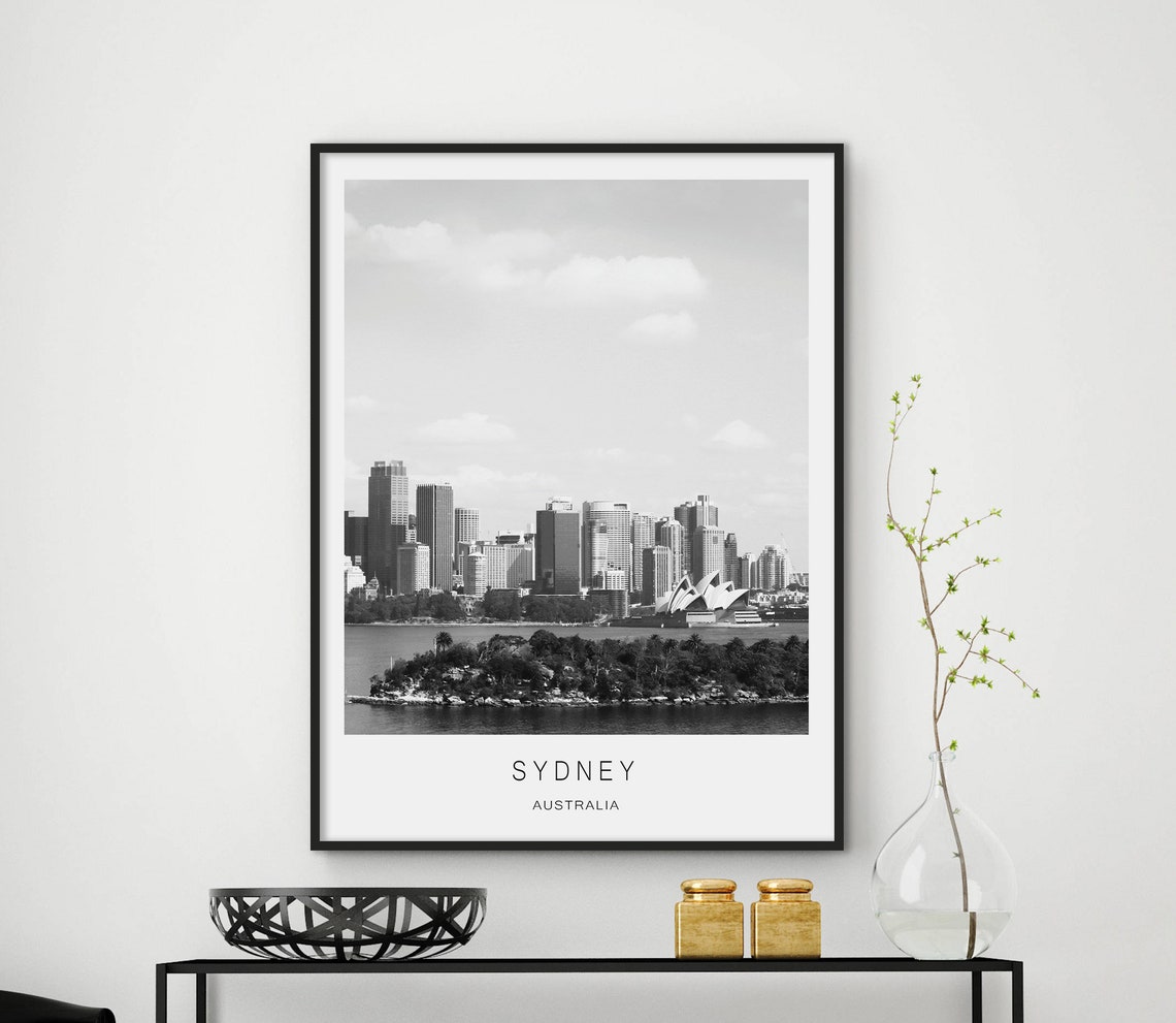 Sydney Print Sydney Poster Sydney Wall Art Australia Print - Etsy Australia