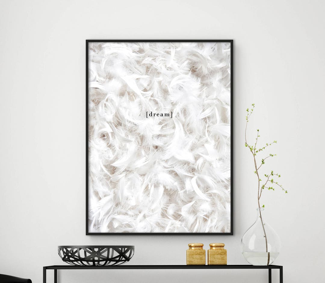 Feathers Print, Dream Printable, Dream Print, Feathers Printable ...
