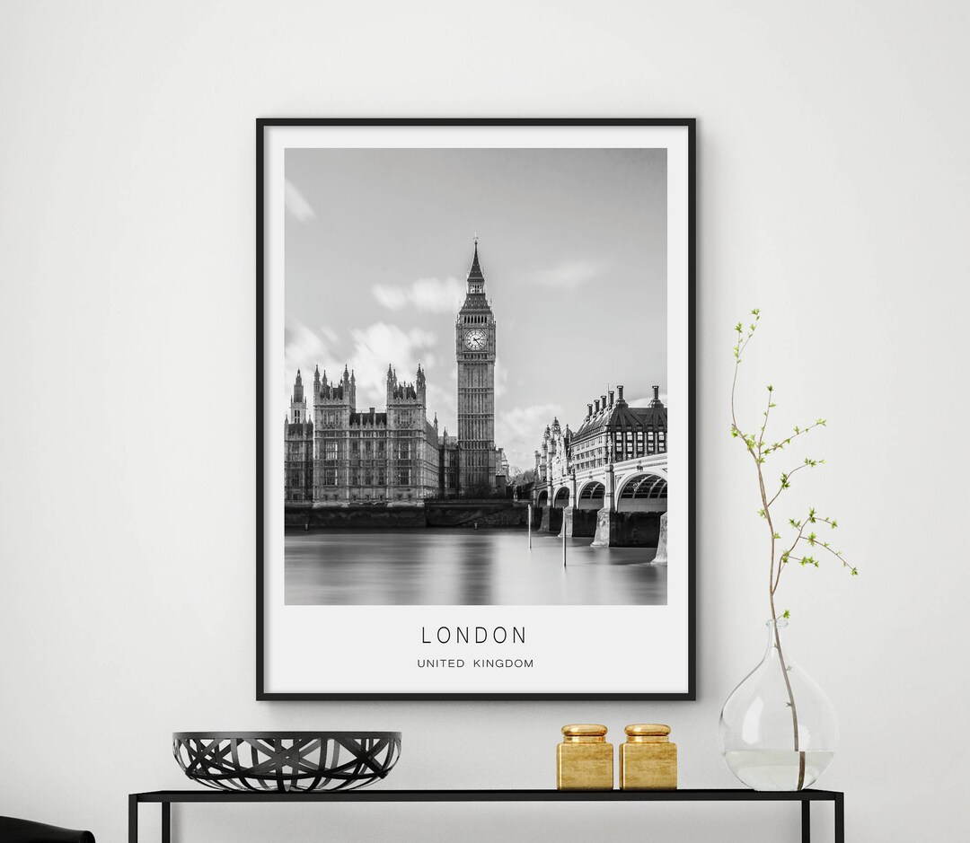 London Print, London Poster, London Wall Art, London Decor, London Gift ...