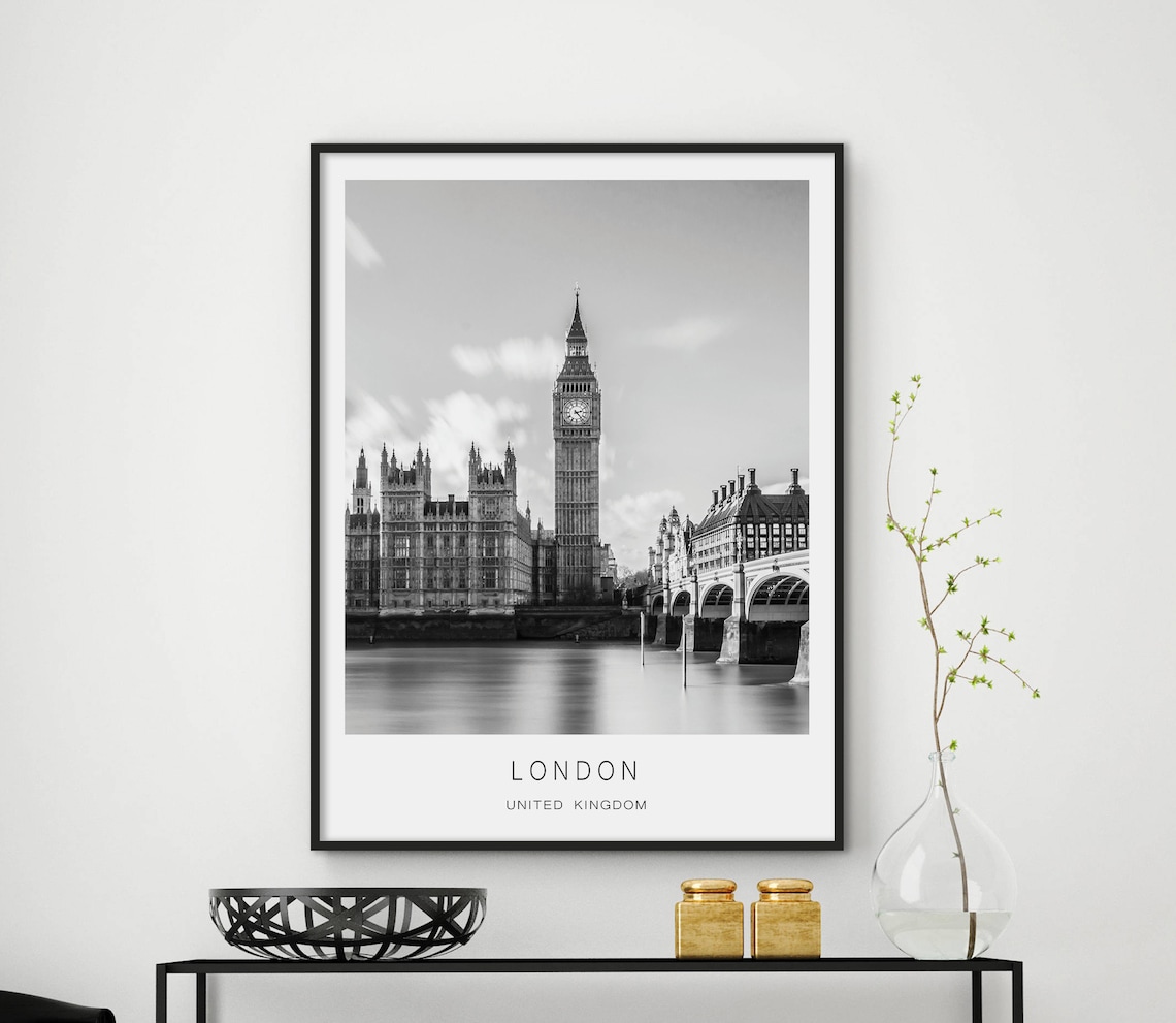 London Print London Poster London Wall Art London Decor - Etsy