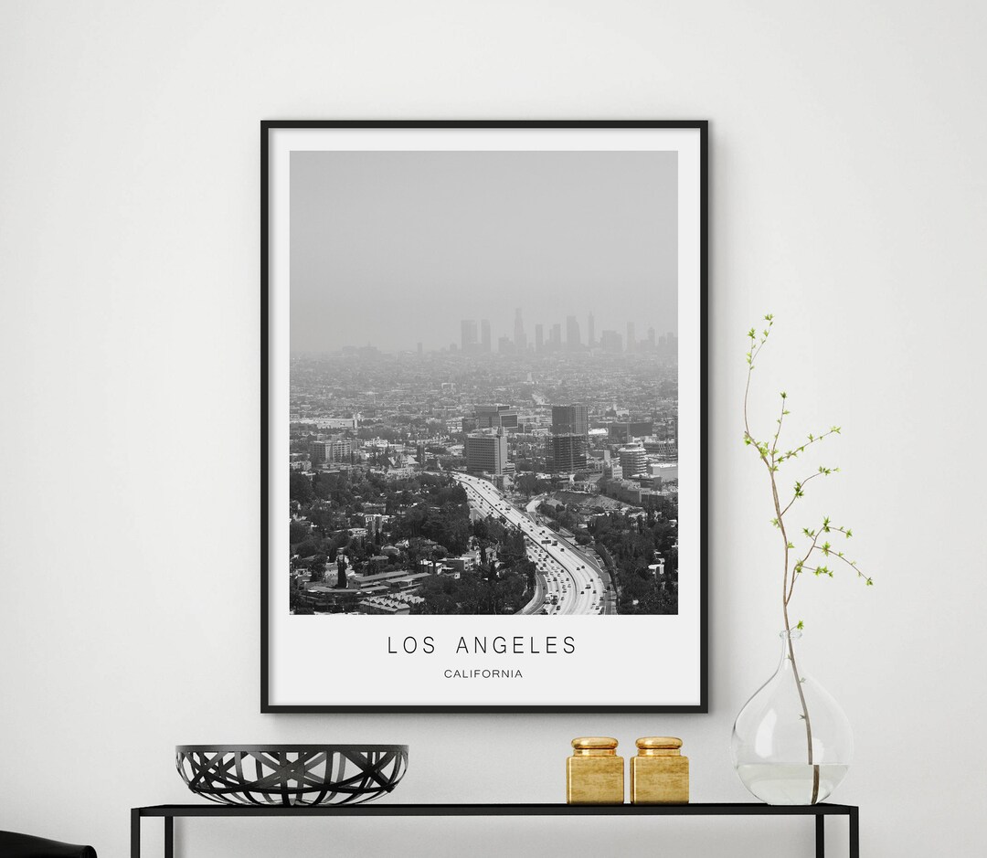 Los Angeles Print, LA Print, Los Angeles Poster, Los Angeles Art ...