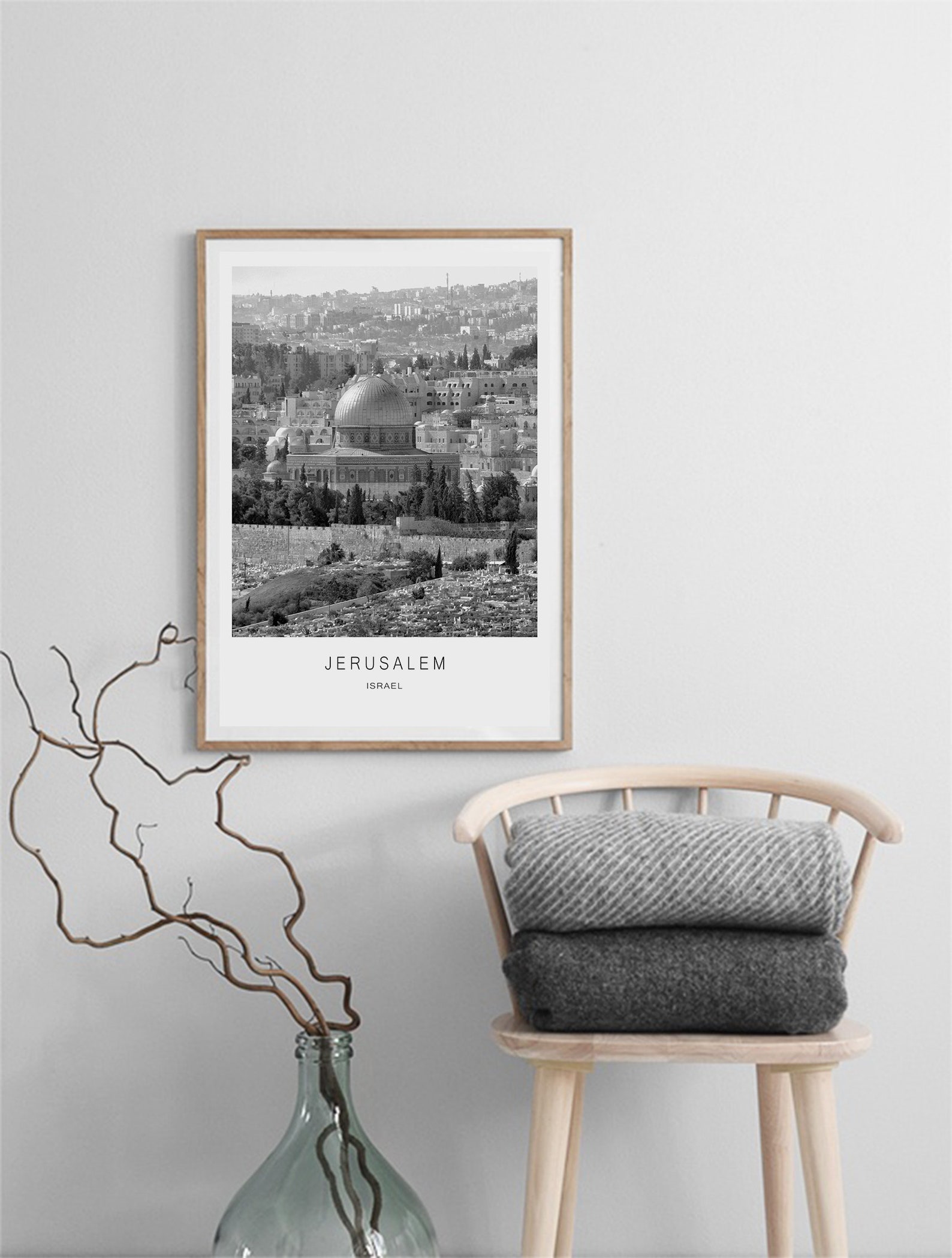 Jerusalem Print Jerusalem Poster Jerusalem Art Jerusalem | Etsy
