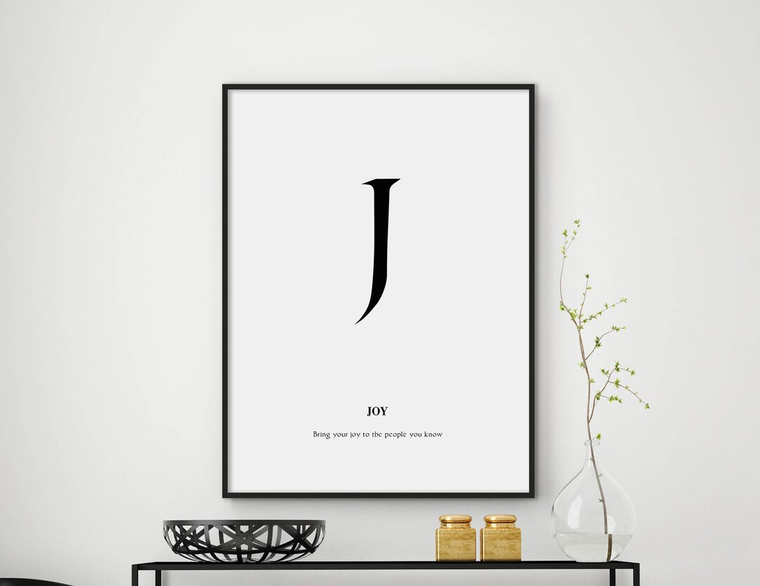Minimalist Black White Letter Quotes Typography Posters Prints Nordic ...