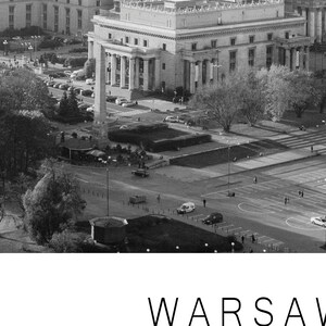 Warsaw Poland, Warsaw Poster, Warsaw Travel Poster, Europe City Wall ...