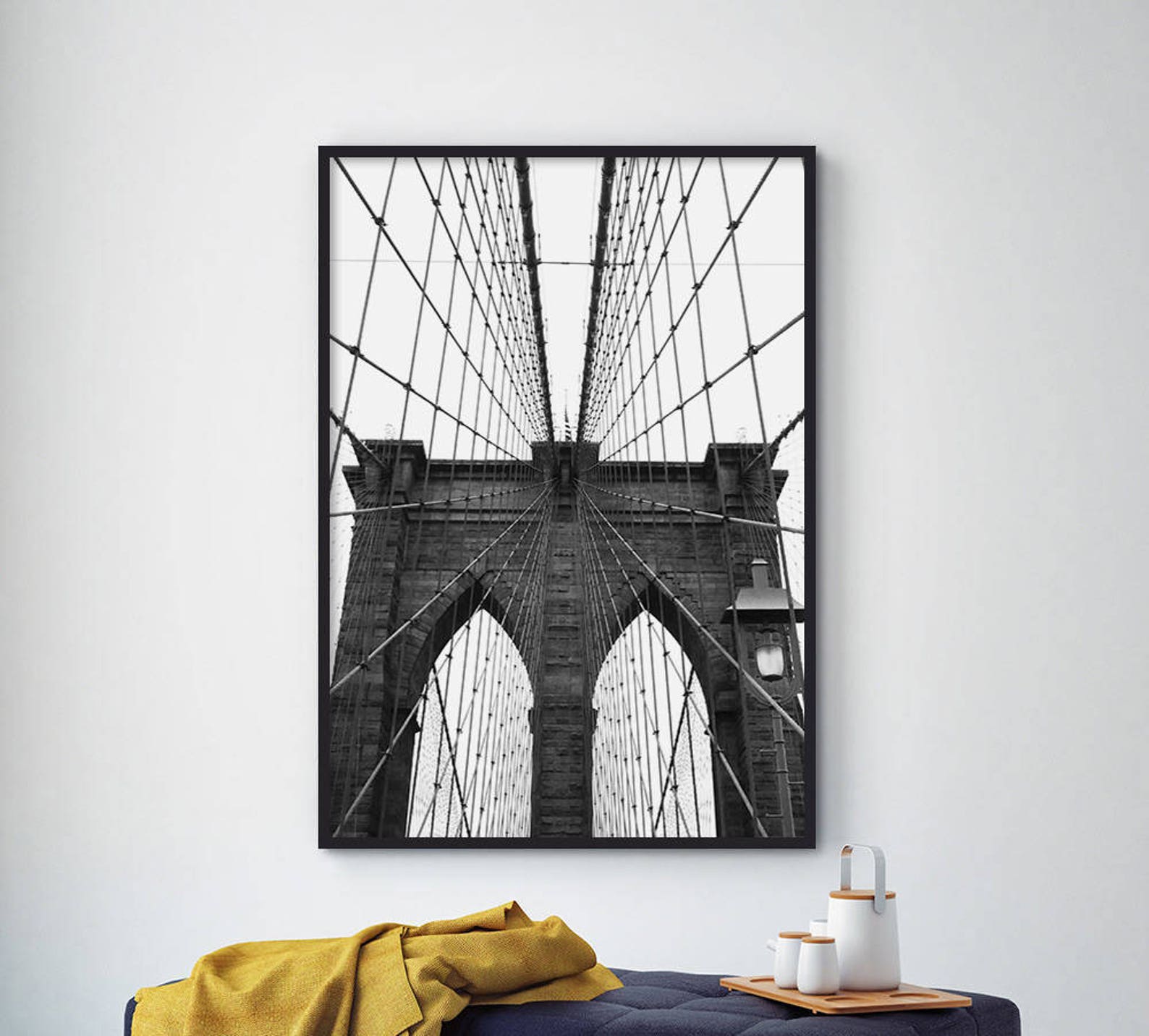 BROOKLYN BRIDGE Print New York Poster New York Photography | Etsy
