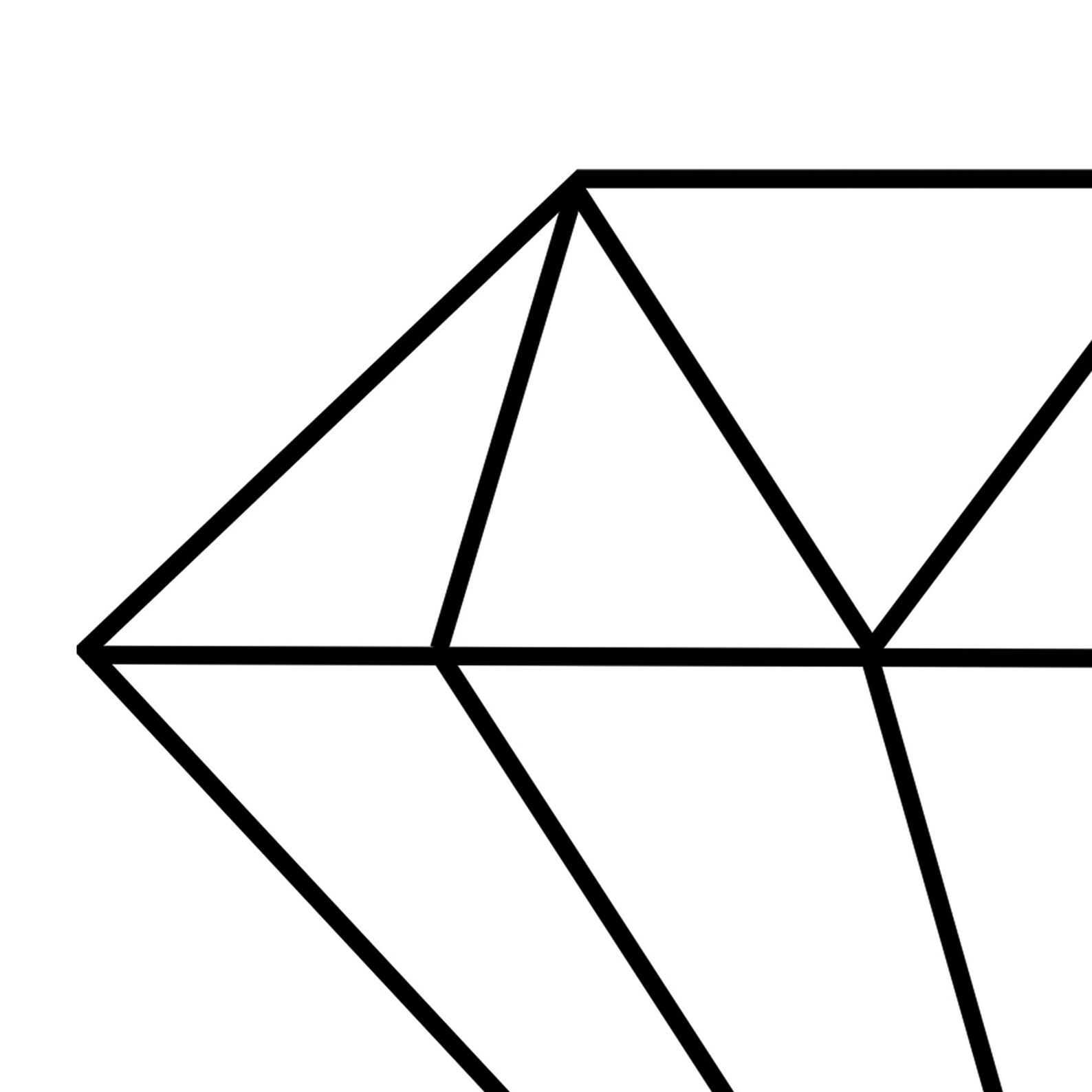 Diamond Print, Scandinavian Poster, Diamonds, Black and White, Modern ...