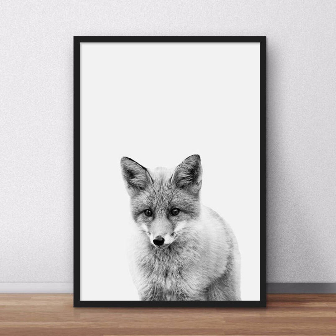 Sale!!! Fox Print, Animal Print, Animal Wall Art, Woodland Animals ...