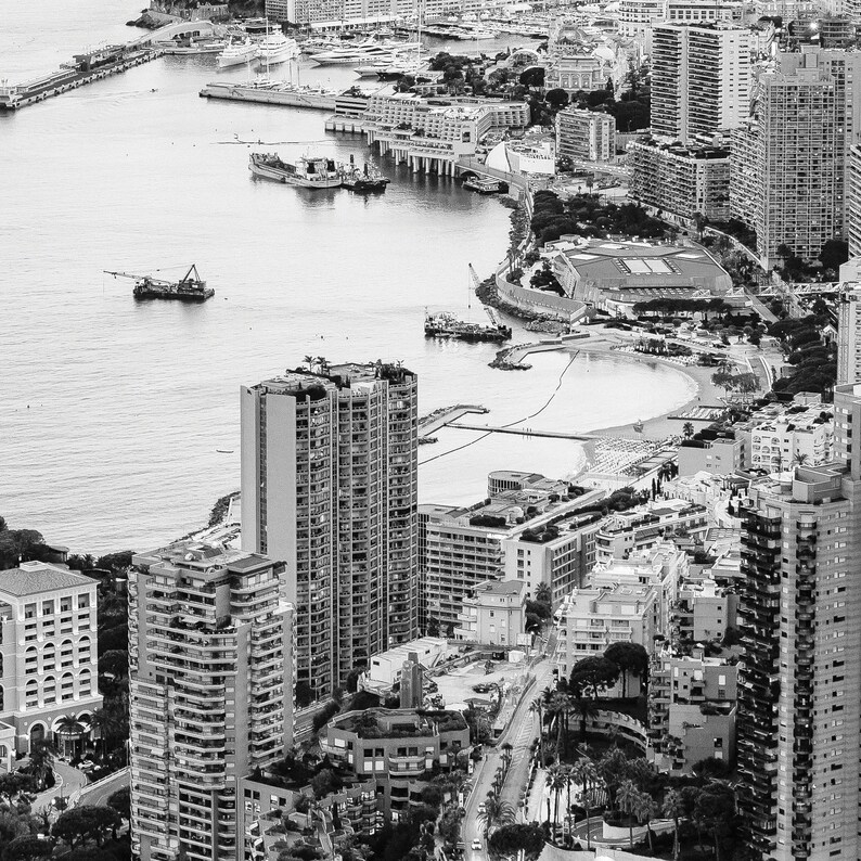 Monaco Poster Monaco Art Monaco Travel Poster City - Etsy