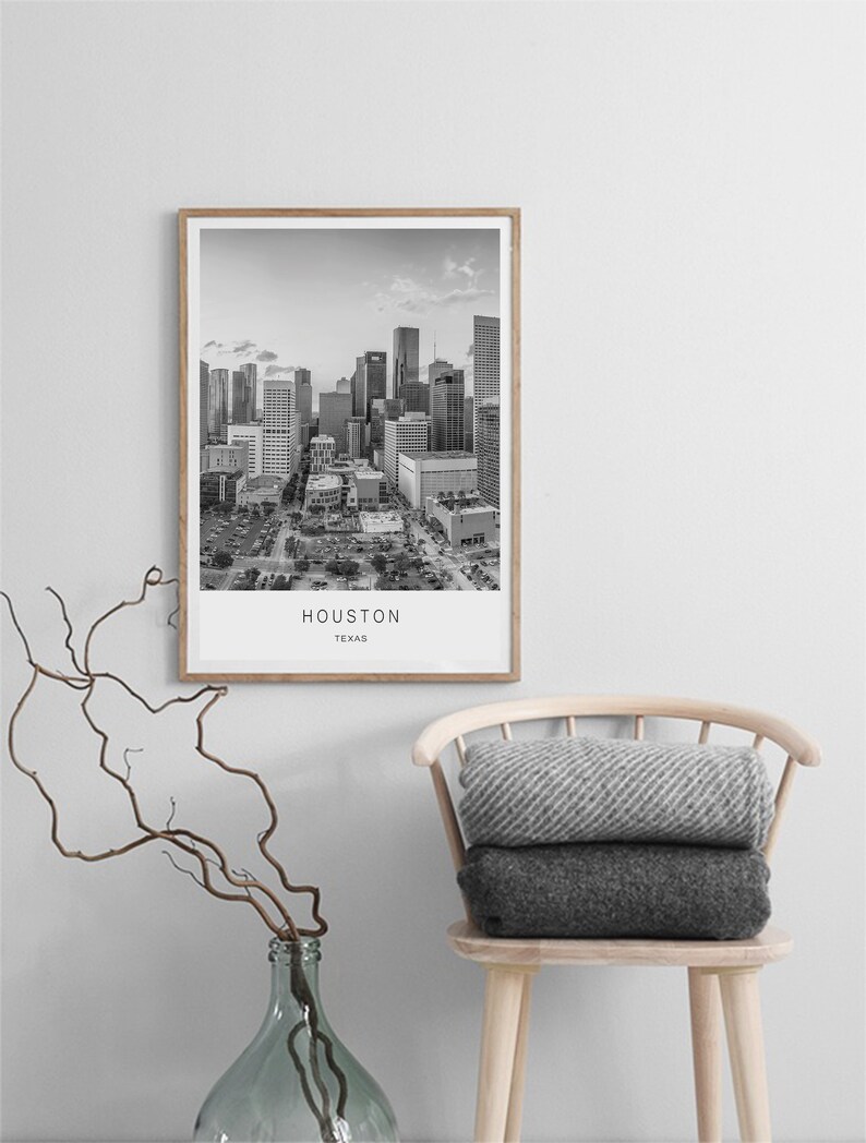 Houston Texas Houston Print Houston Poster Houston Photo - Etsy