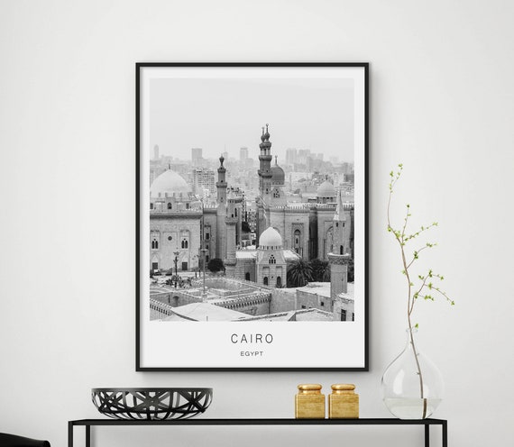 Cairo Print Cairo Egypt Cairo Wall Art Cairo Poster Travel | Etsy