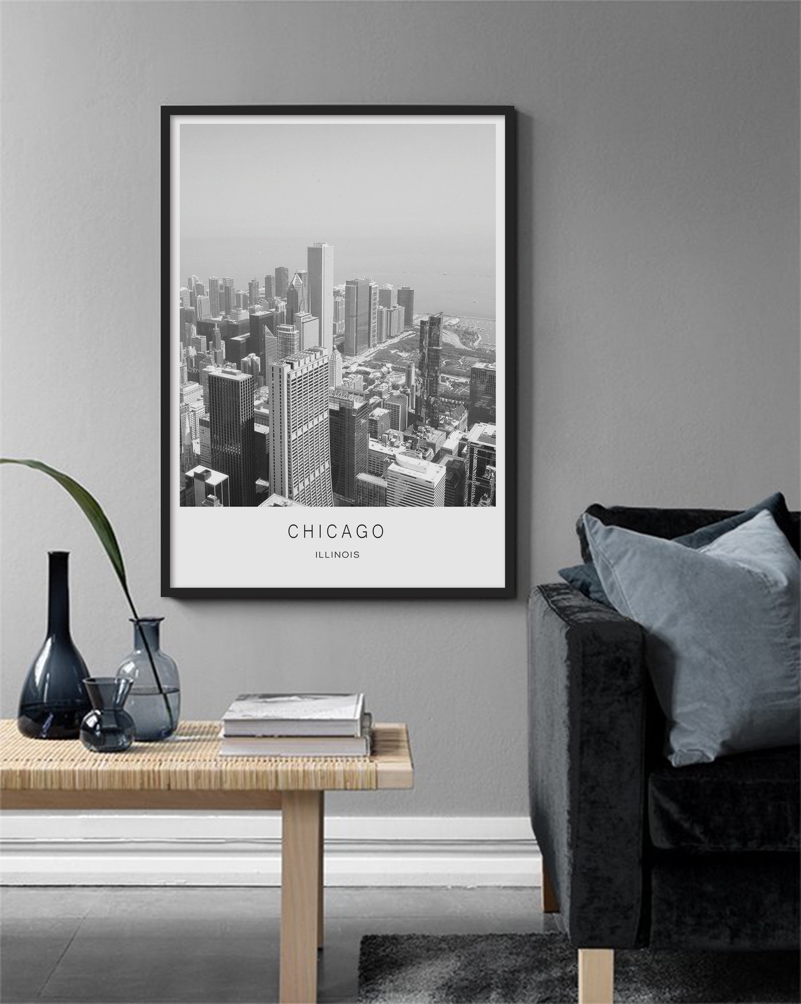 Chicago Print Chicago Art Chicago Wall Art Chicago Decor | Etsy