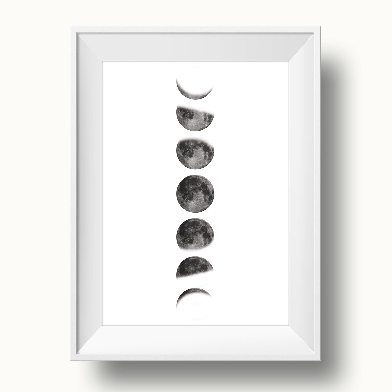 Moon Print Moon Poster Moon Phases Moon Phase Poster Moon - Etsy