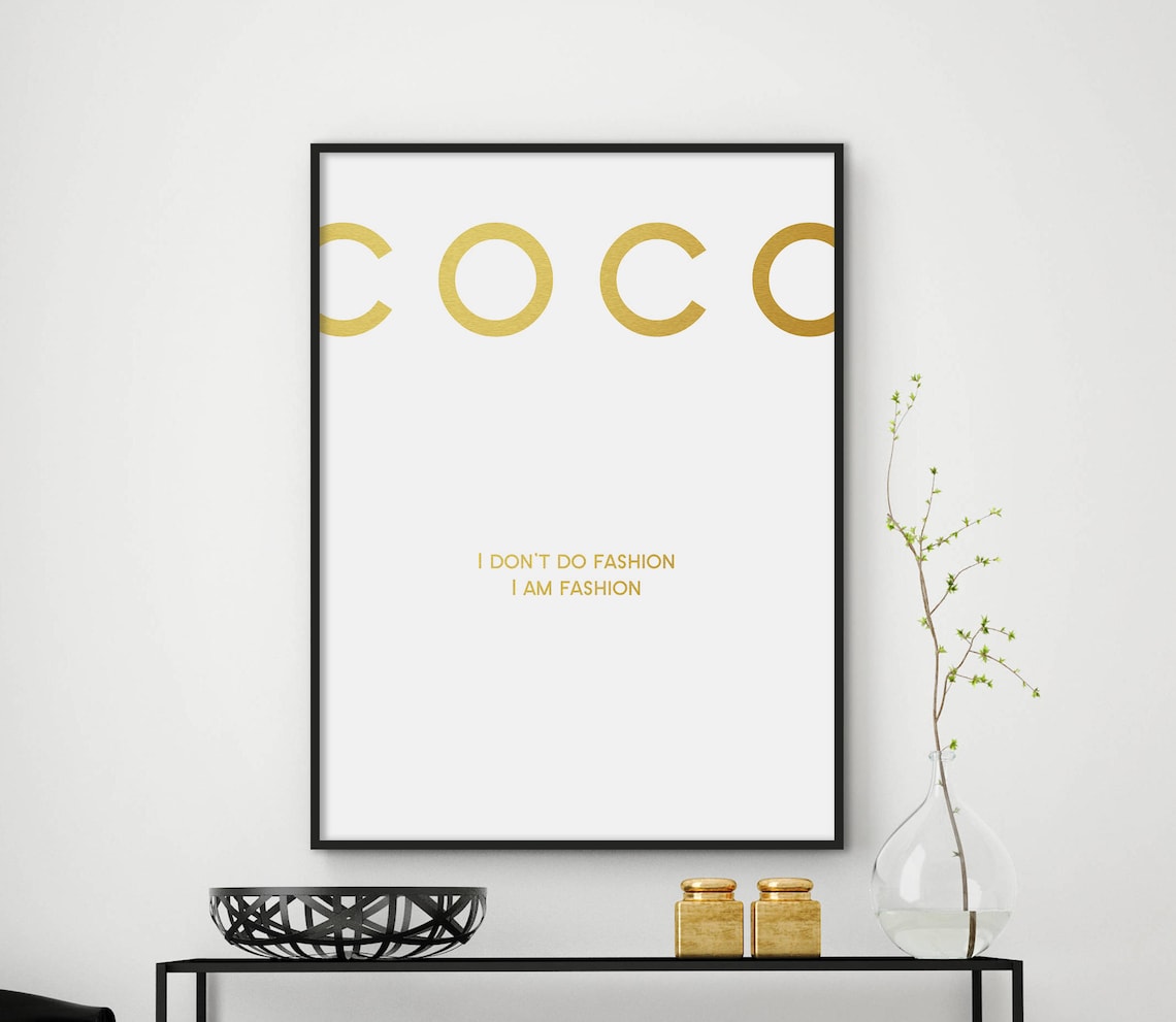 Classy & Fabulous Beauty Fashion Poster Quote Prints | Etsy