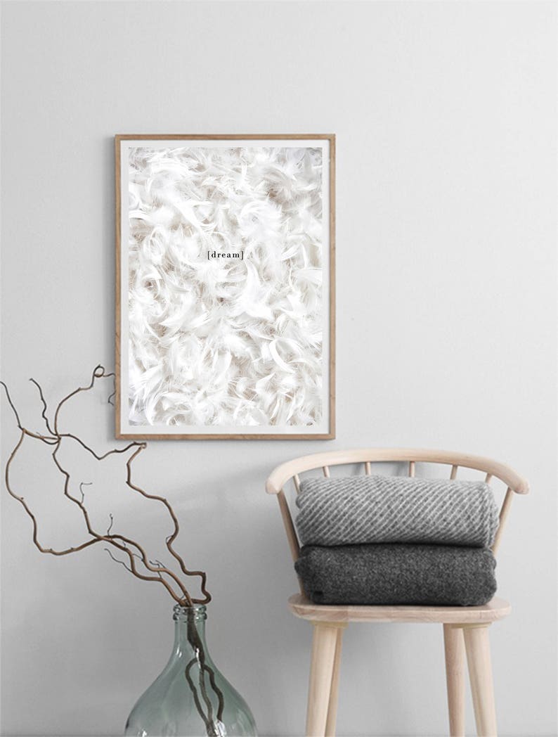 Feathers Print, Dream Printable, Dream Print, Feathers Printable ...