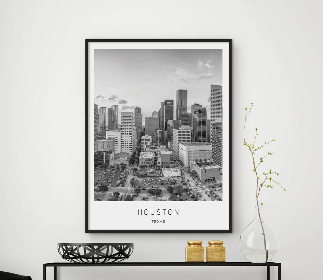 Houston Texas, Houston Print, Houston Poster, Houston Photo, City Art ...