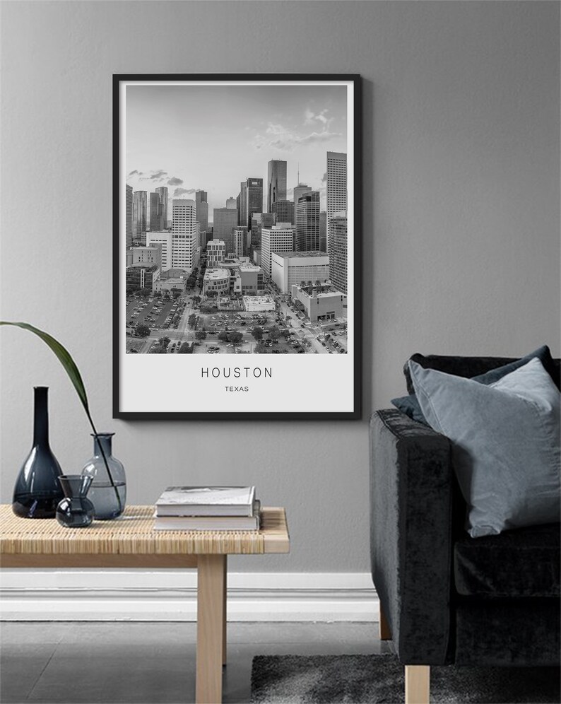 Houston Texas Houston Print Houston Poster Houston Photo - Etsy