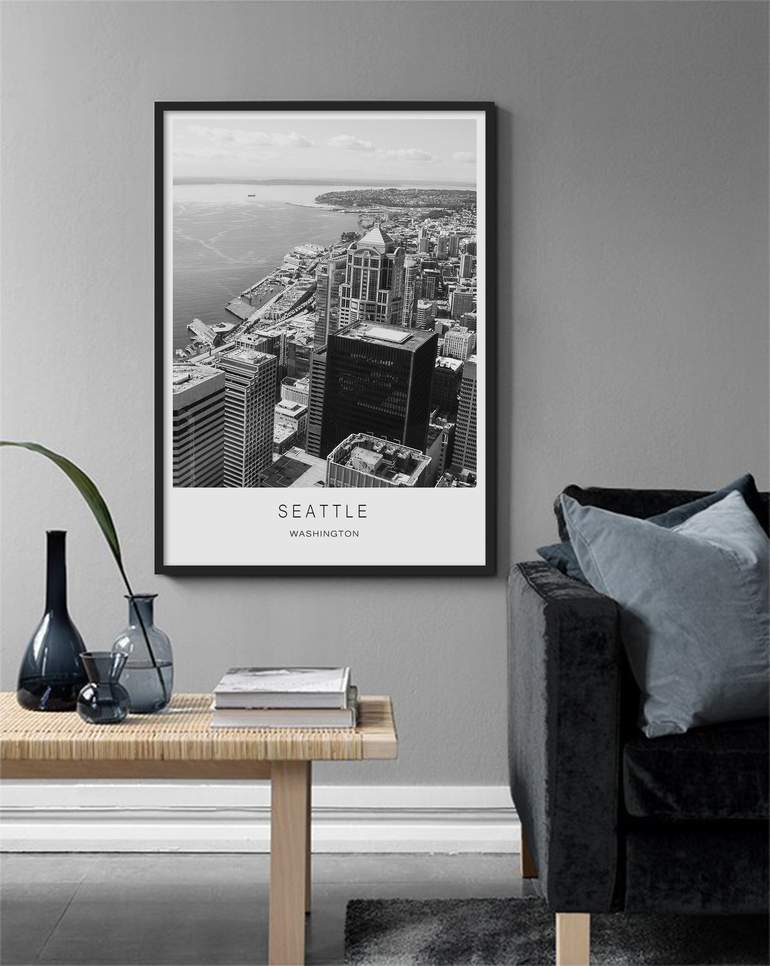 Seattle Print Seattle Art Seattle Washington Seattle Art - Etsy
