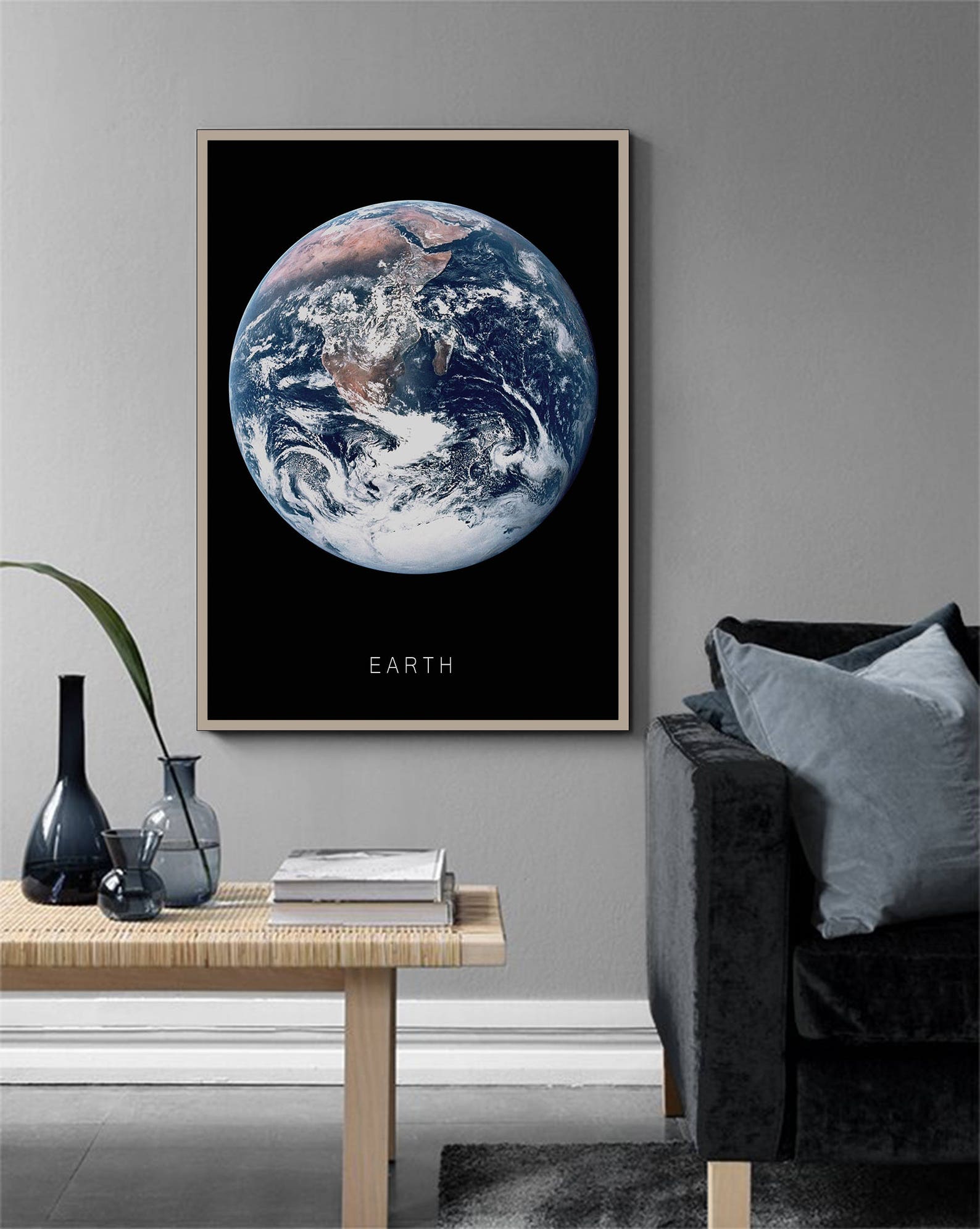 Earth Print Earth Poster Earth Photo Minimalist Decor - Etsy