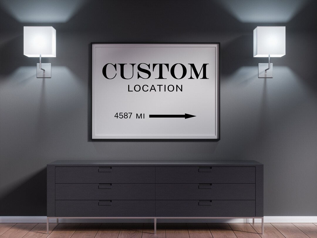 Custom Location Print, Custom Print, Custom Art - Etsy