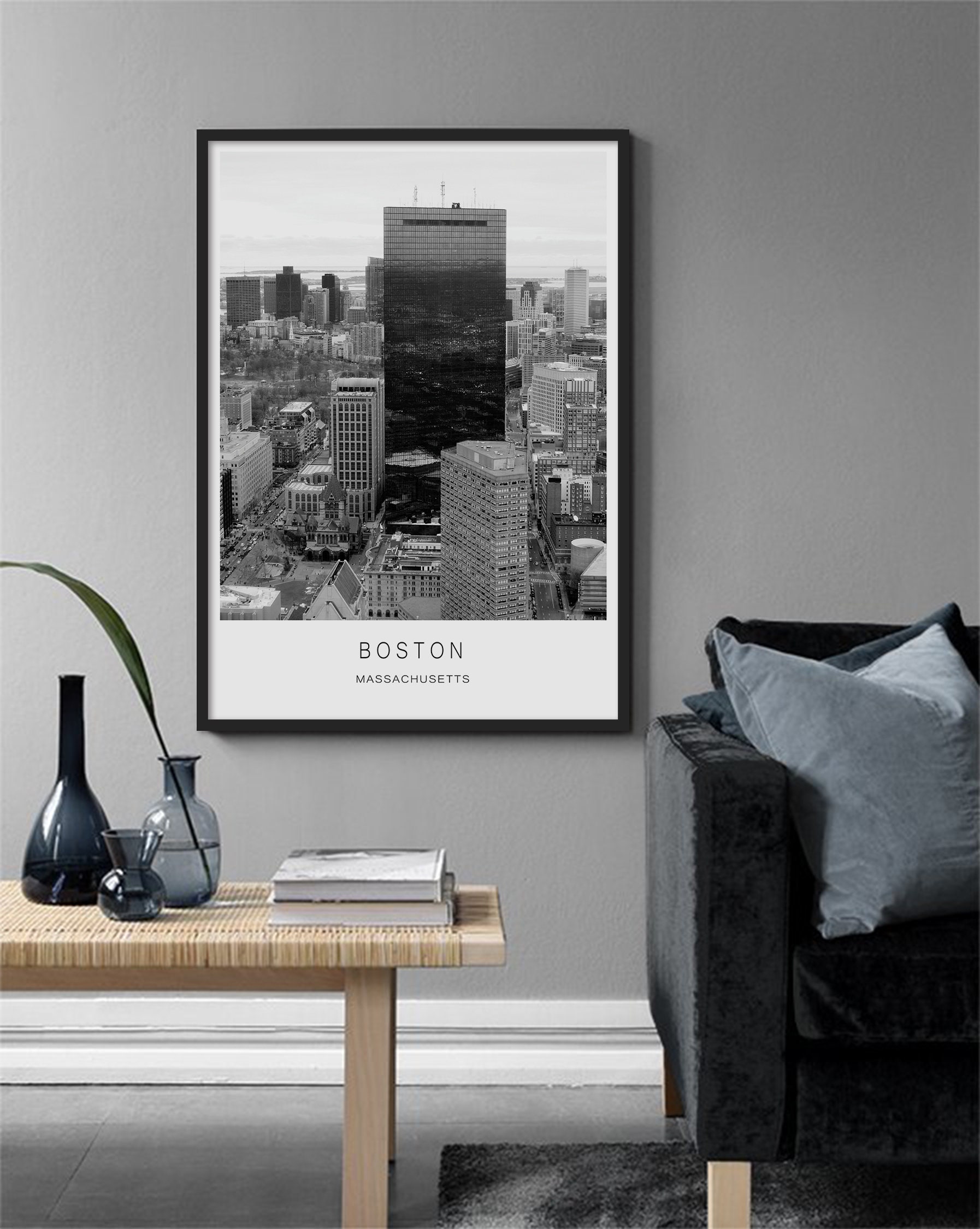 Boston Print Boston Art Boston Decor Boston Massachusetts - Etsy