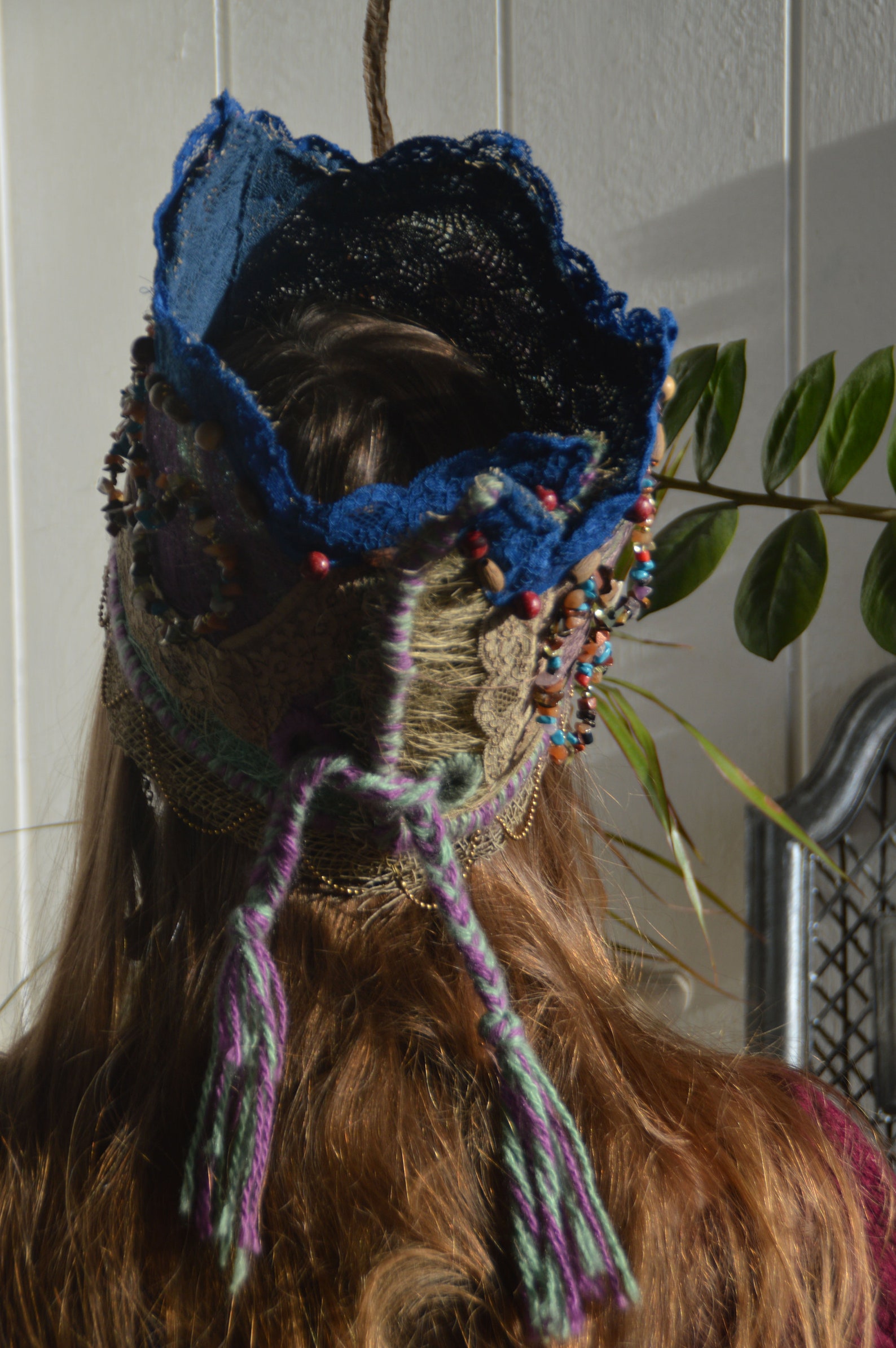 Gypsy headdress Banjara Headband Fairy crown Festival | Etsy