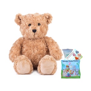 Build Make a Teddy Bear Kit Brown Classic Teddy Bear 16 Inch/40cm No Sew - Etsy