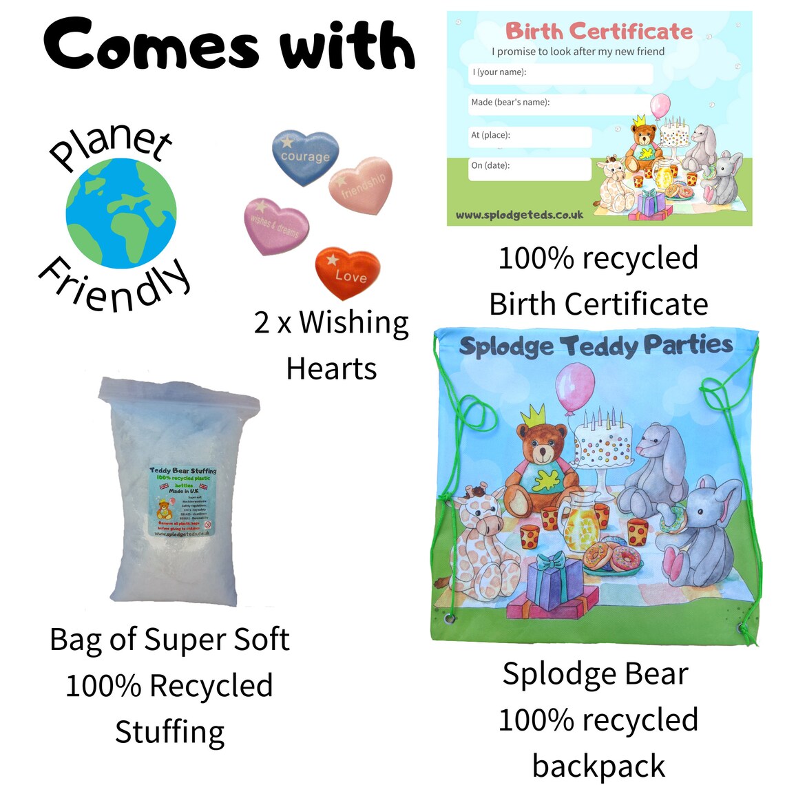 Build Make a Teddy Bear Kit Brown Classic Teddy Bear 16 Inch/40cm No ...