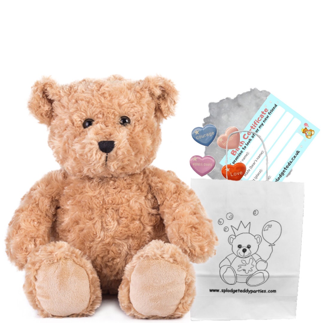Brown Classic Teddy 10 Inch/25cm Build Your Own Teddy Bear - Etsy