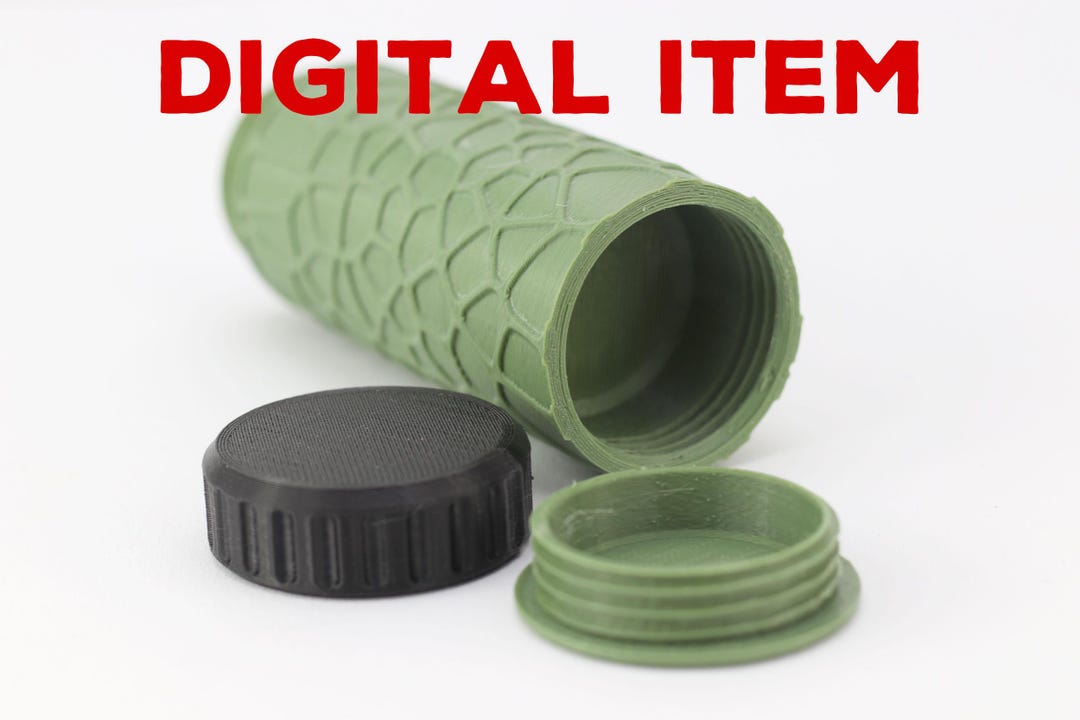 3D Printable Container With Hidden Secret Storage Stash | Digital File ...