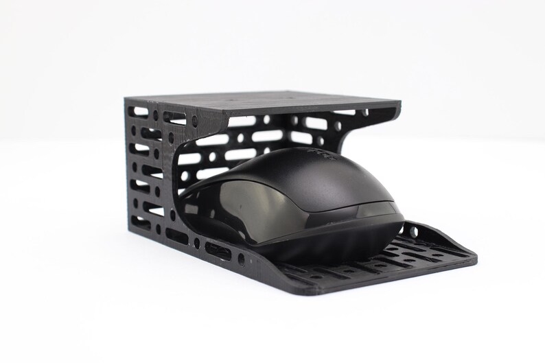 3D Printable Under Desk Mouse Holder Mouse Holder STL File Universal ...
