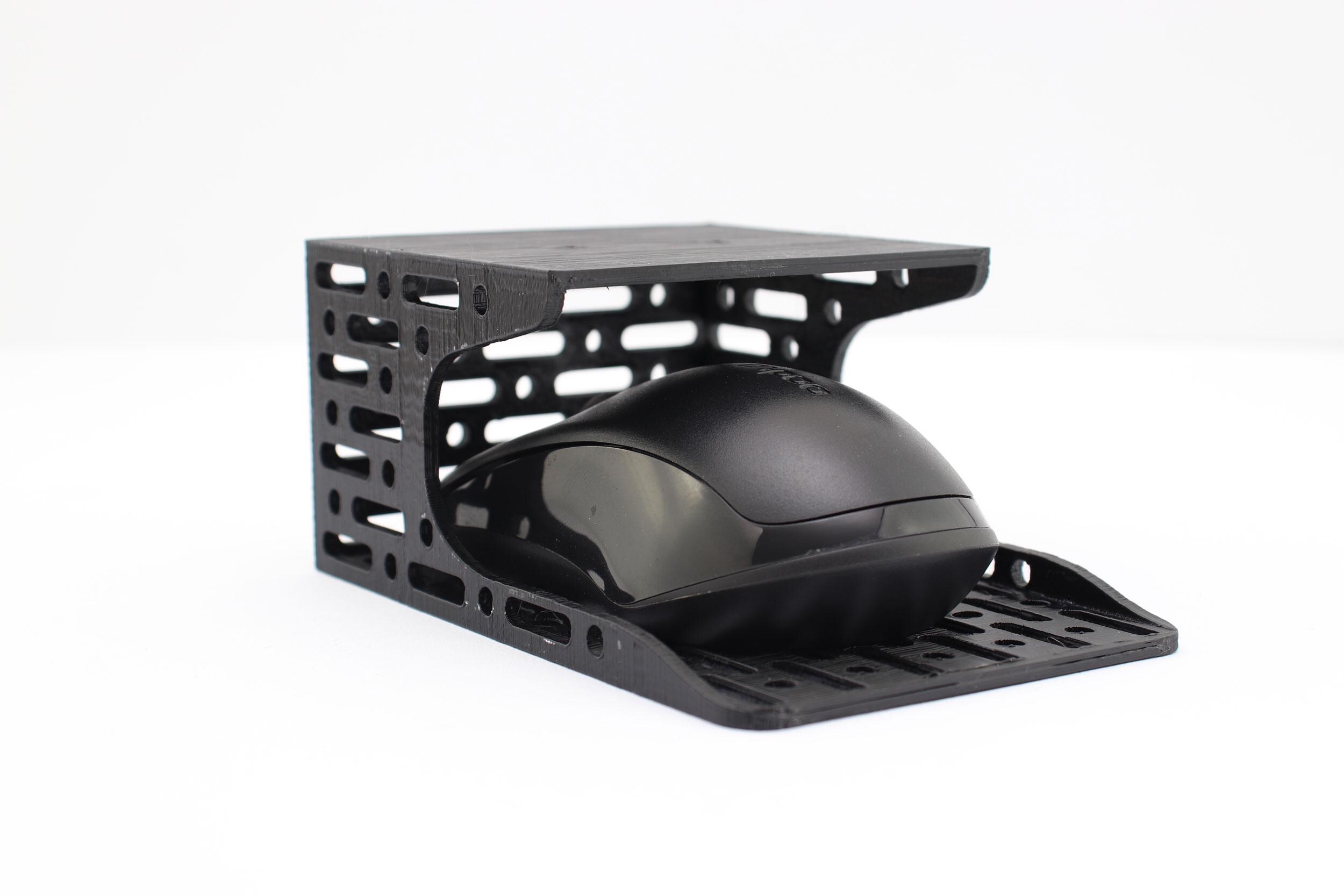 3D Printable Under Desk Mouse Holder - Mouse Holder STL File ...