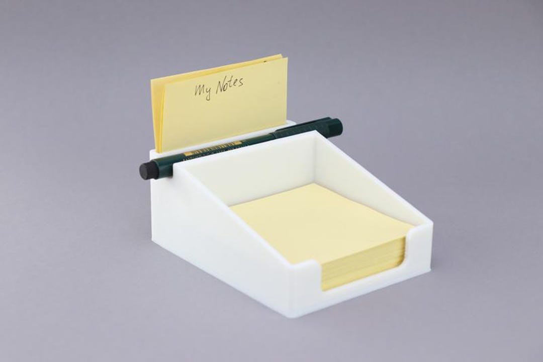 3D Printable STL File - Note Holder - Notes Organazier - Digital ...