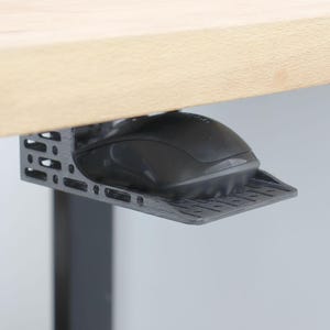 3D Printable Under Desk Mouse Holder Mouse Holder STL File Universal ...