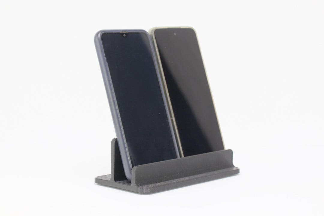 Dual Phone Holder - STL File for 3D Printing - 3D Printable Phone Stand ...
