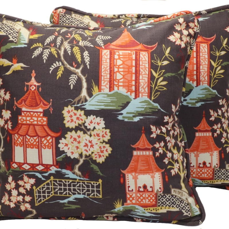 Asian Pillow - Etsy