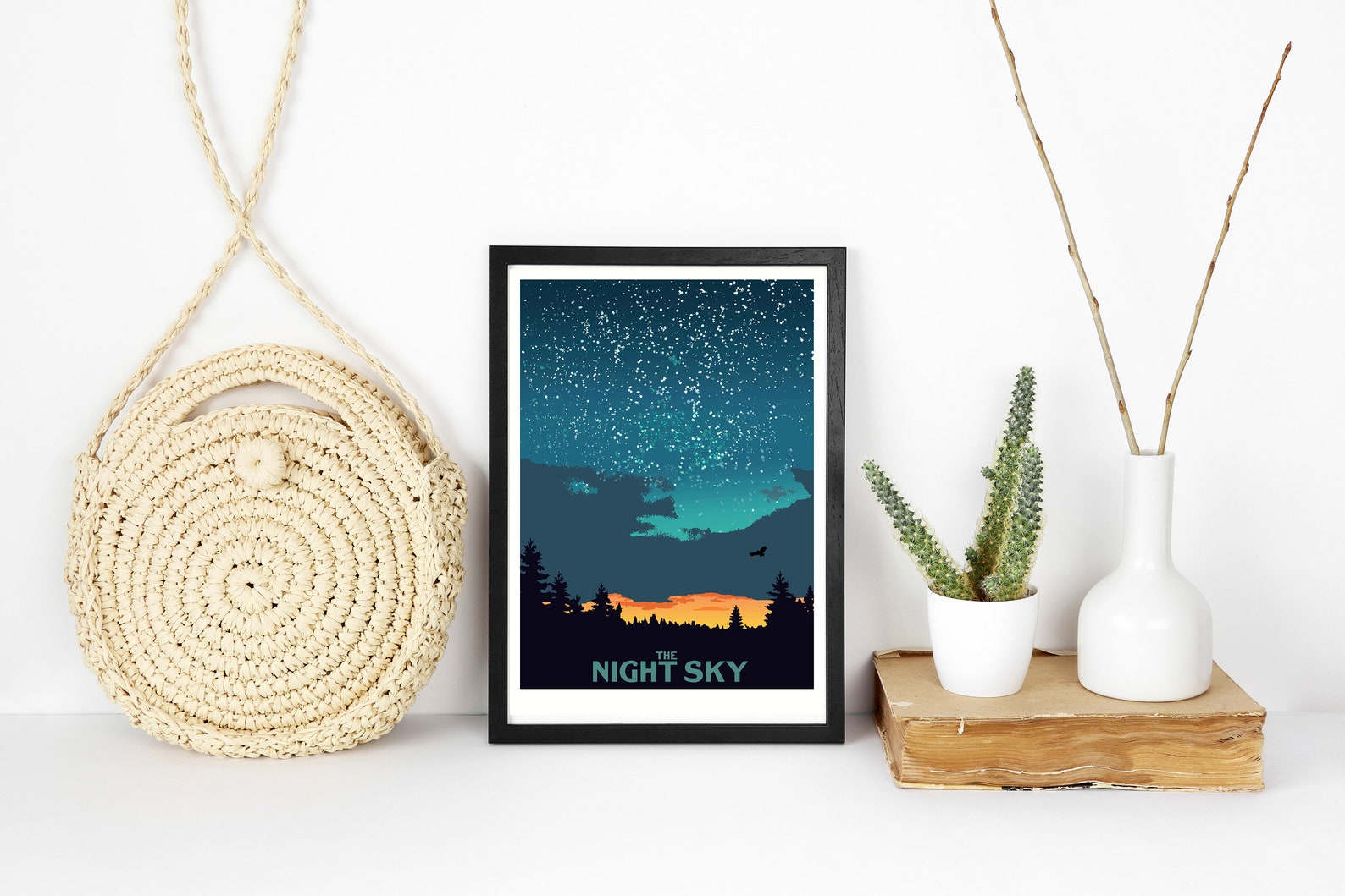 The Night Sky // Art Print // Poster // Nature // Astrology - Etsy UK