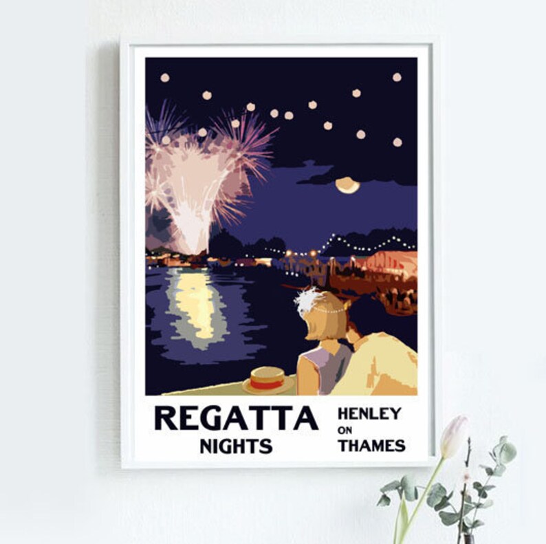 Limited Edition Henley Royal Regatta Art Print/poster. Travel - Etsy UK