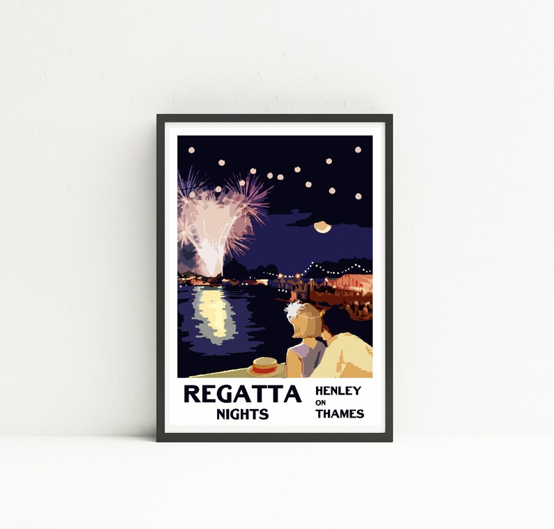 Limited Edition Henley Royal Regatta Art Print/poster. Travel - Etsy