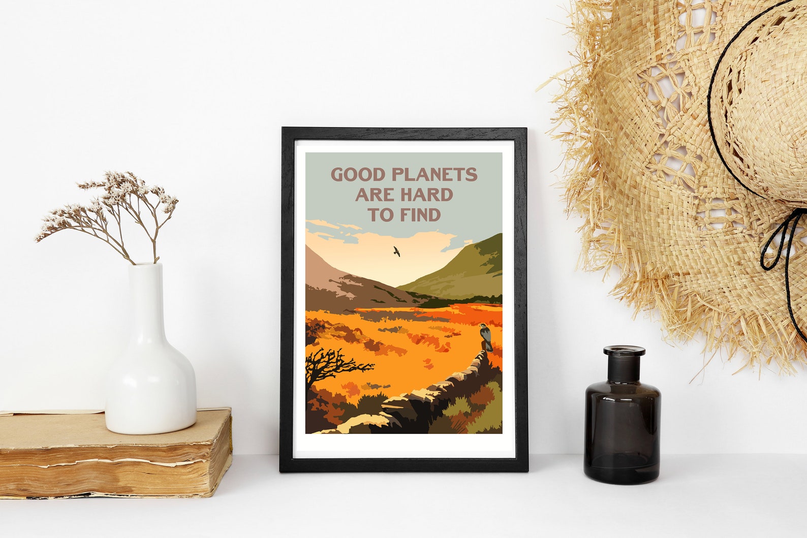 Good Planets Are Hard to Find Art Print // Poster // Wall Art | Etsy