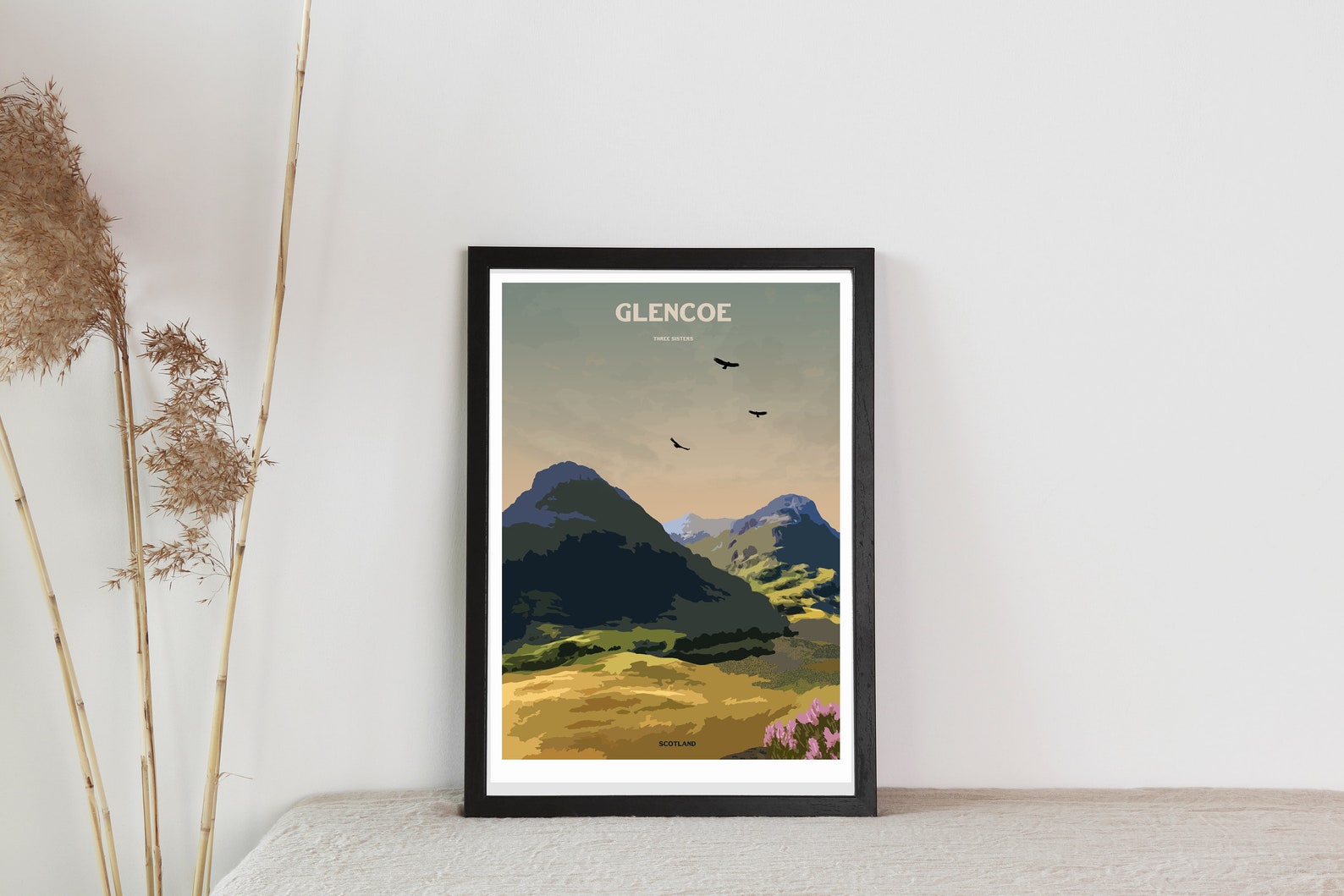 Glencoe Print Scotland Print Cairngorms Unframed Poster. - Etsy UK