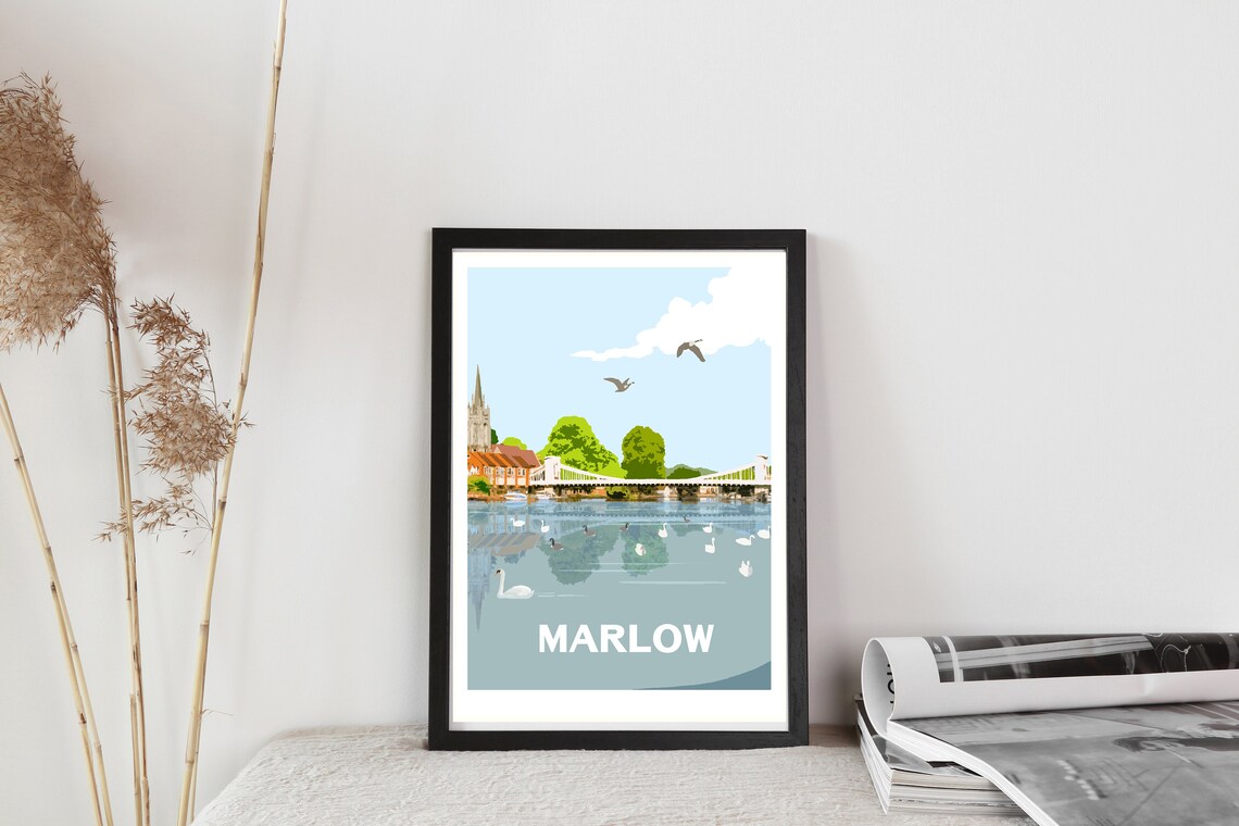 Marlow Print Marlow Poster Unframed Wall Print. - Etsy UK