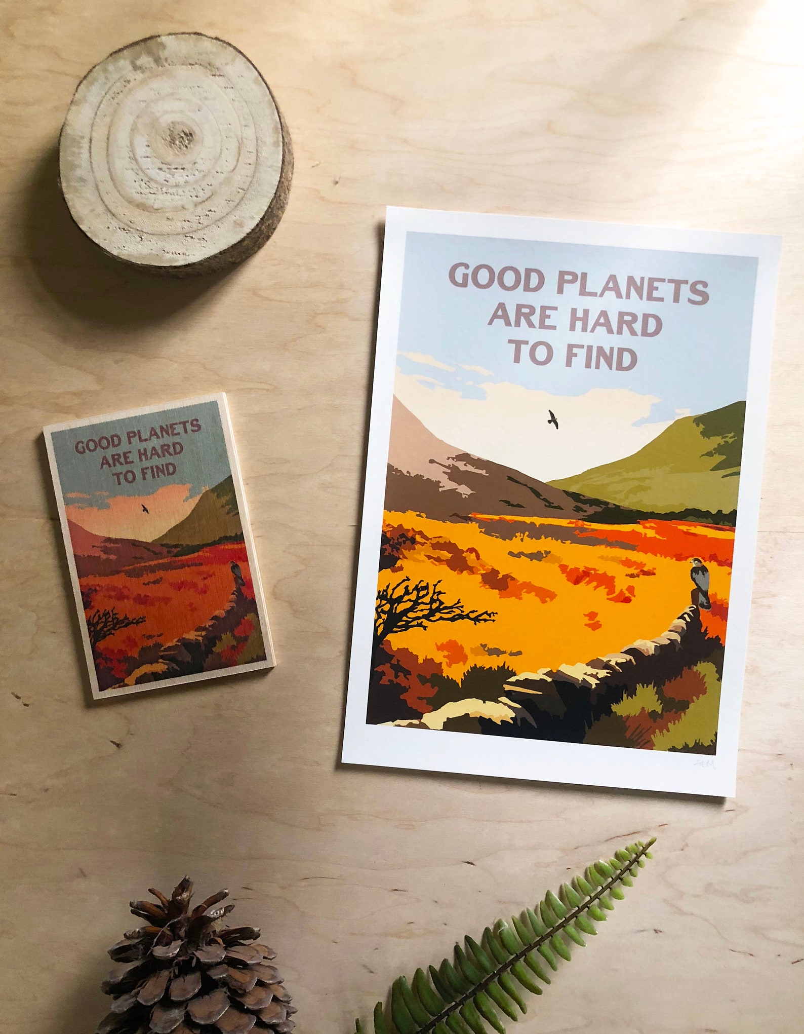 Good Planets Are Hard to Find Art Print // Poster // Wall Art | Etsy