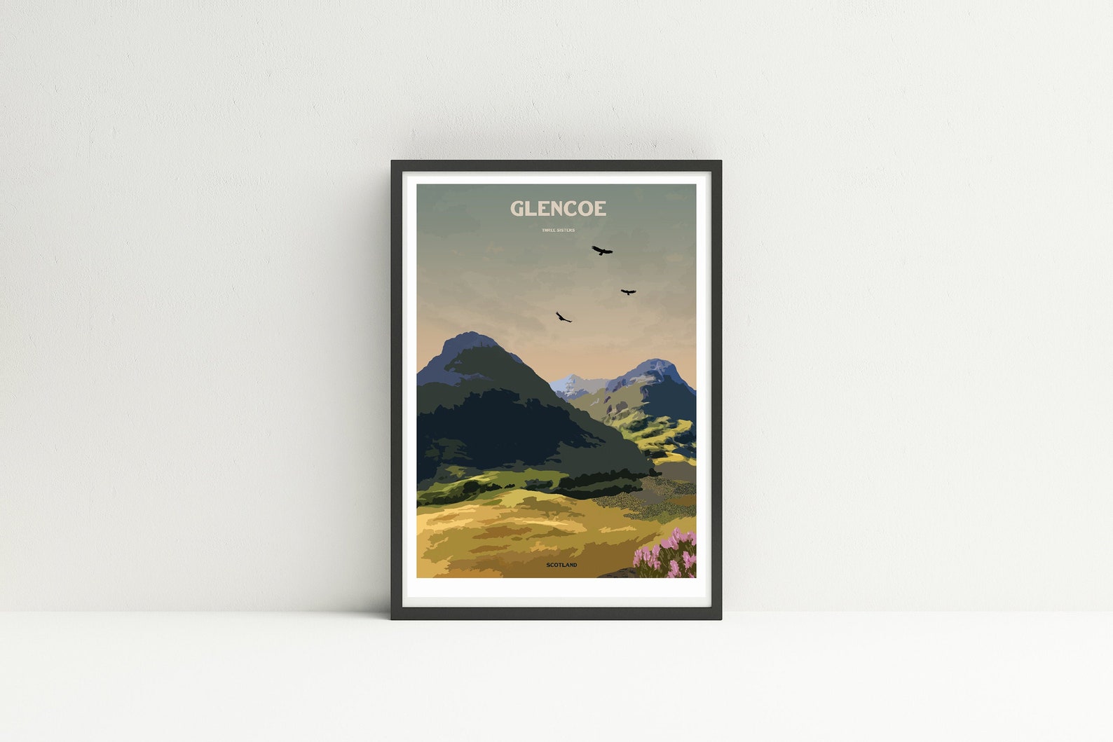 Glencoe Print Scotland Print Cairngorms Unframed Poster. - Etsy UK