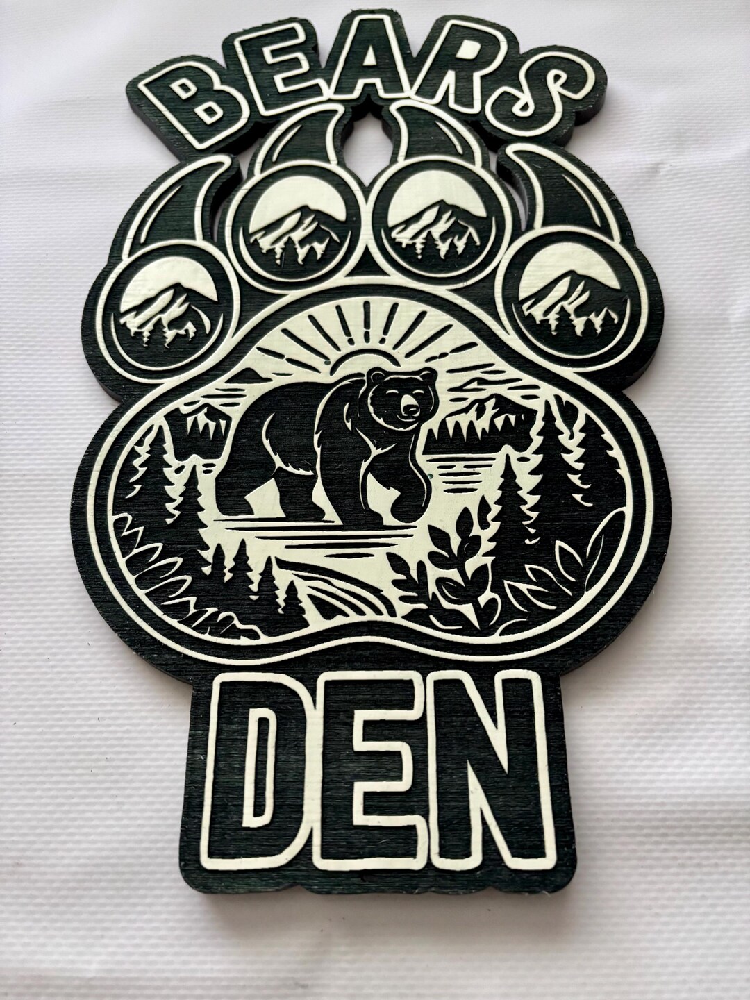 Custom Bears Den Sign: Gay Bear Bar, Bear Paw Decor - Etsy