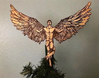 Male Angel Tree Topper - Etsy