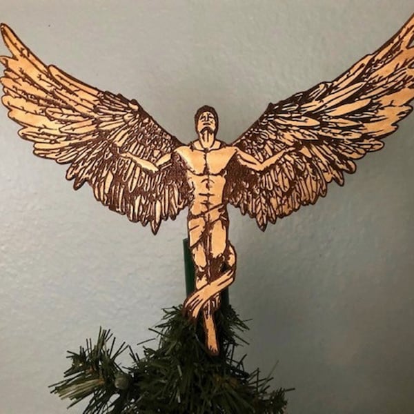 Male Angel Tree Topper - Etsy