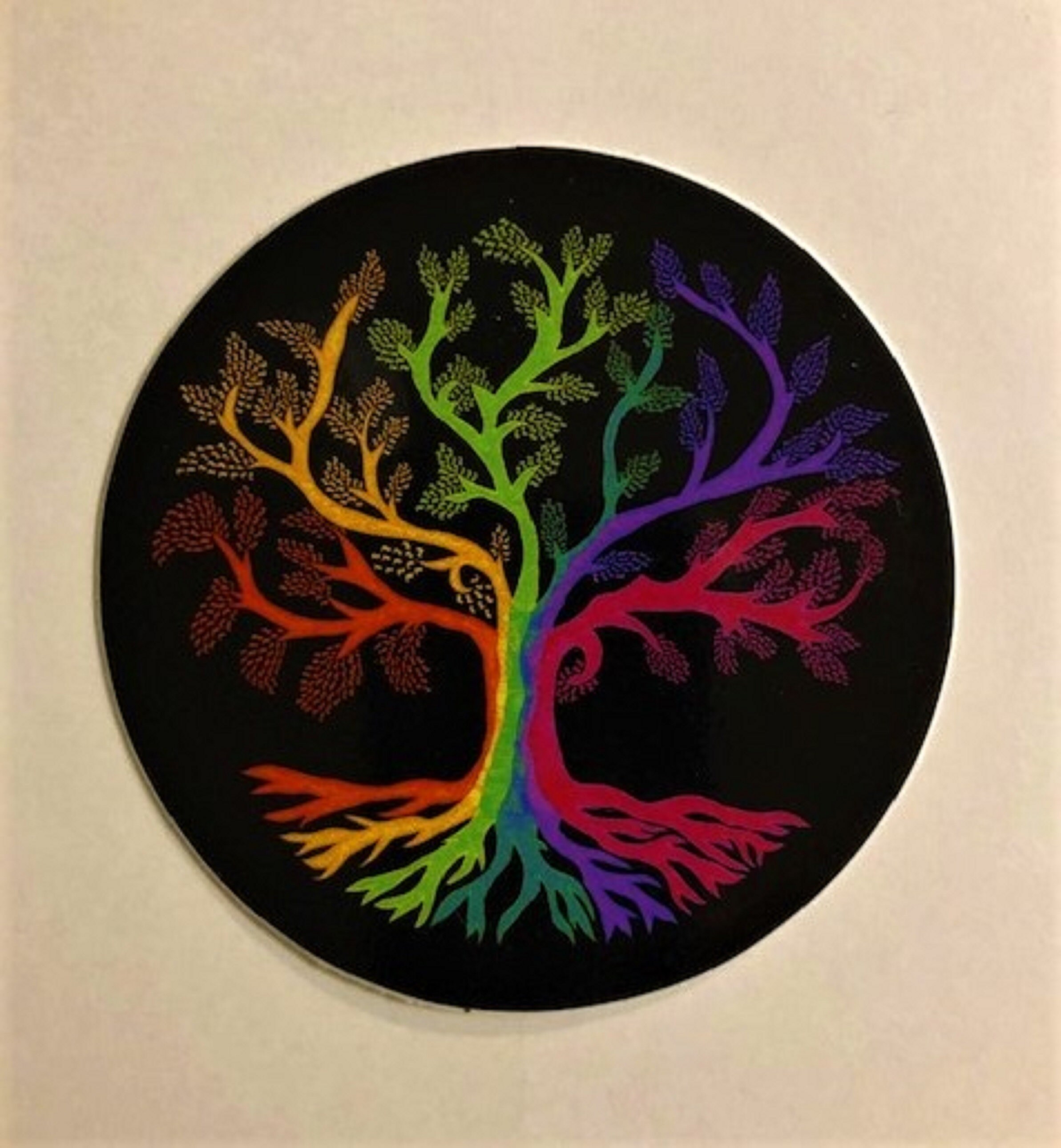 Tree of Life Sticker Tree of Life Rainbow Sticker Pride | Etsy